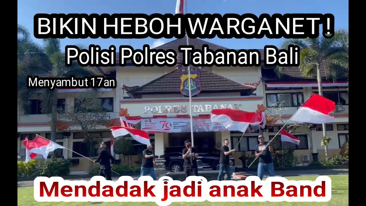 Bendera (Cover by Band Polres Tabanan, Polda Bali) Menyambut HUT Ke-79 ...