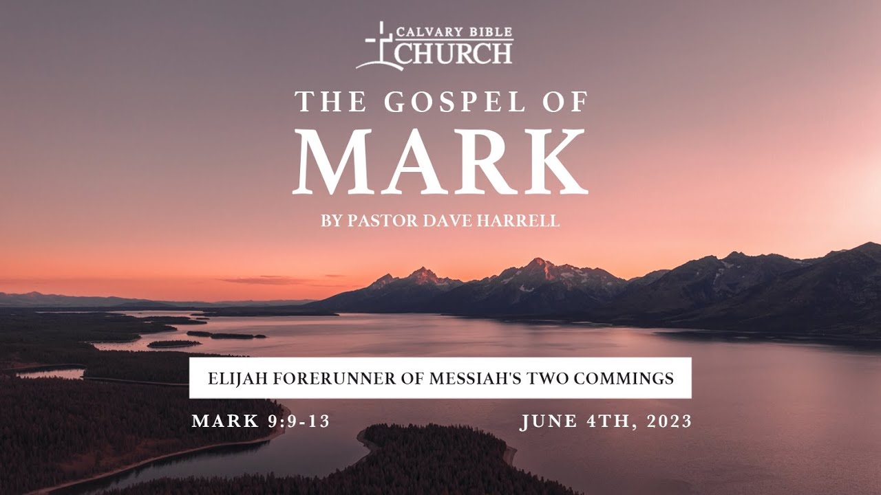 Elijah Forerunner of Messiah's Two Commings - YouTube