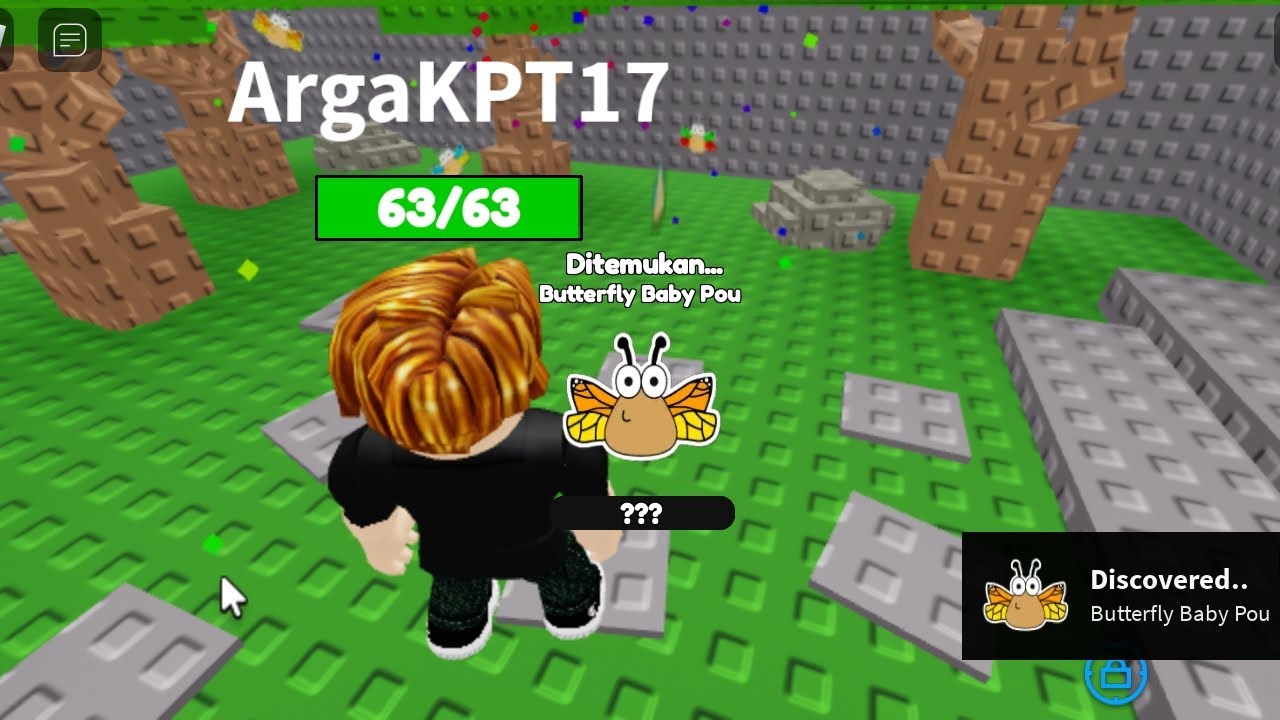 Butterfly baby Pou | Roblox - YouTube