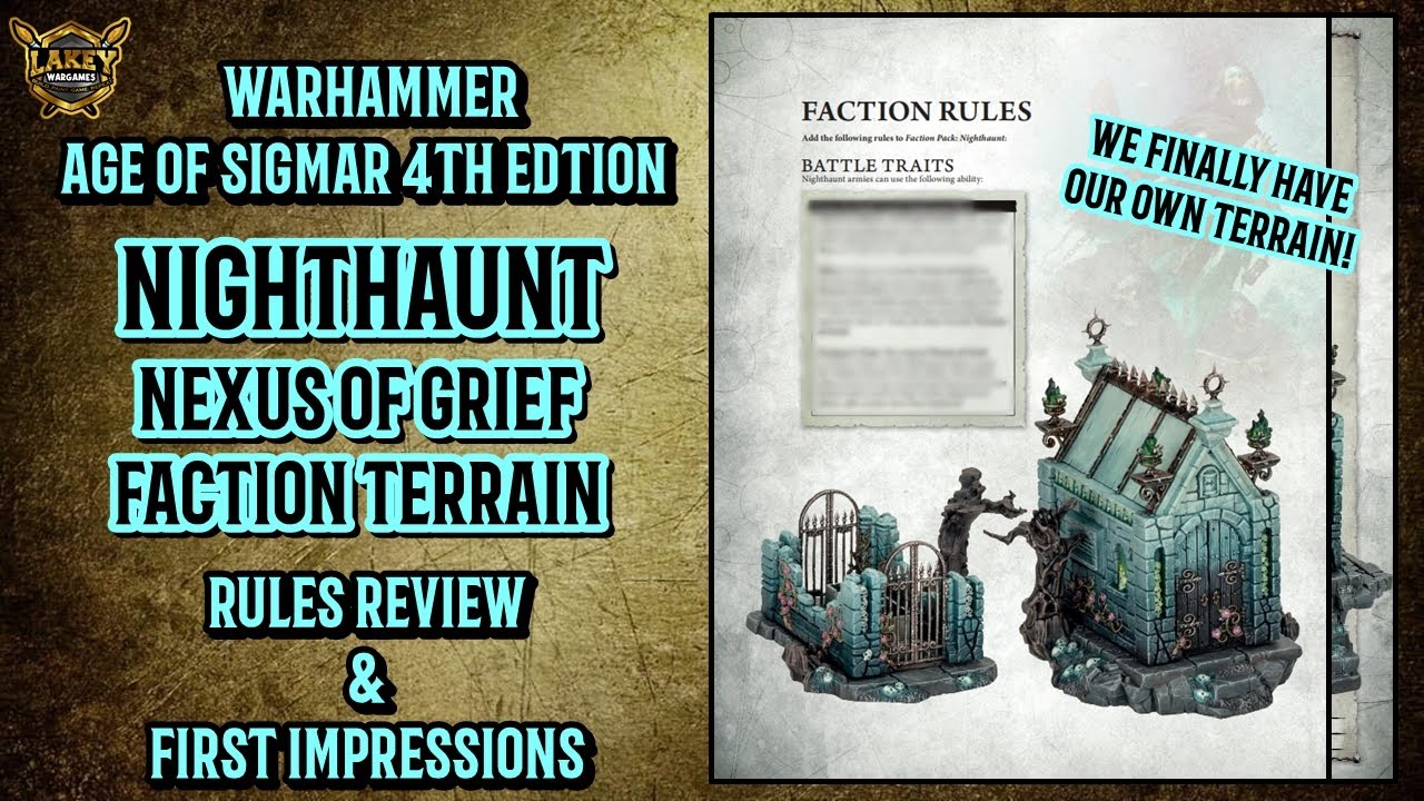 Warhammer Age Of Sigmar - Nighthaunt 4th Edition: Nexus Of Grief Full Review & First Impression ...