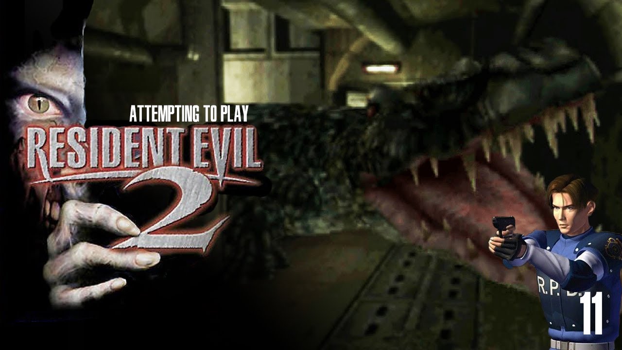 [Attempting to Play] Resident Evil 2 - 11 [Gator Grotto] - YouTube