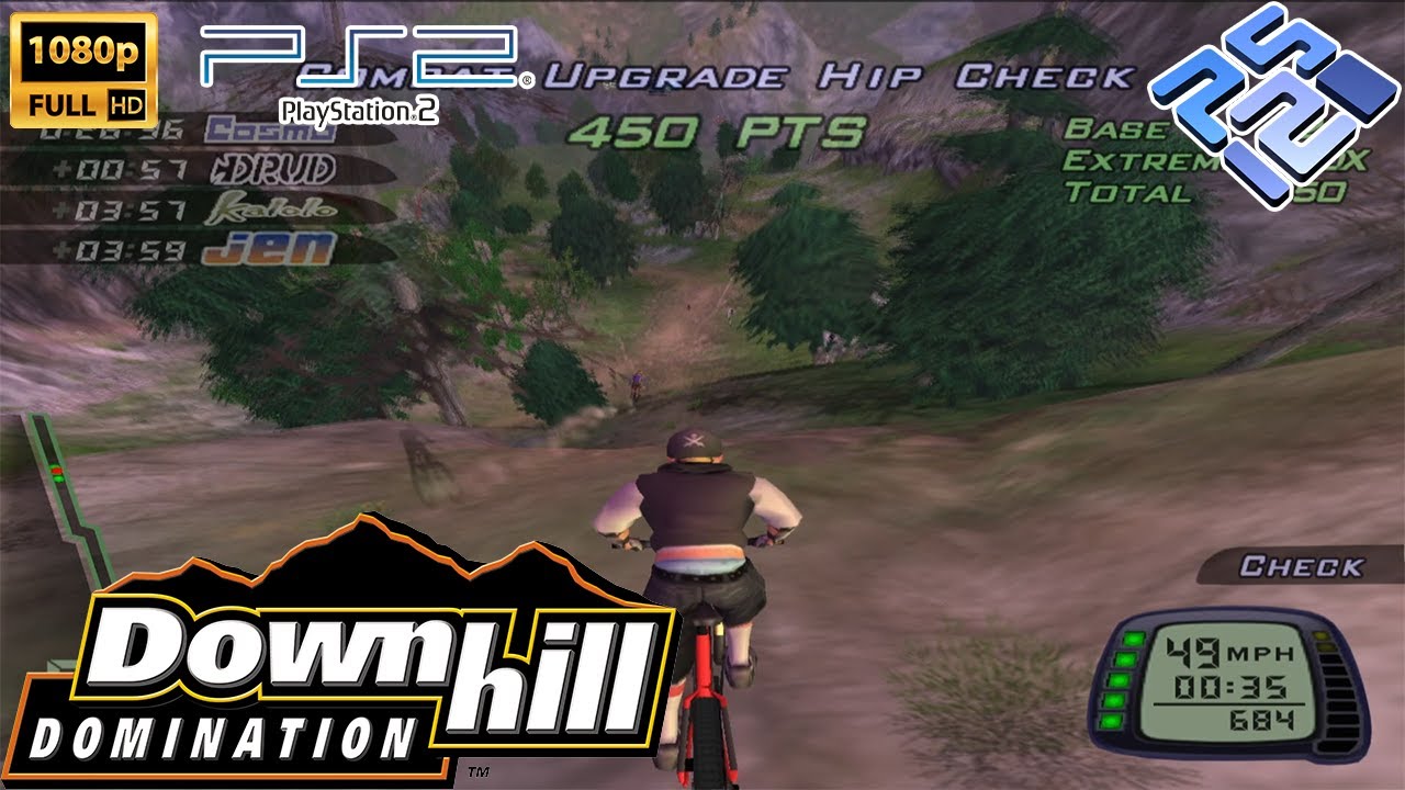 Downhill Domination PS2 HD Gameplay (PCSX2) - YouTube