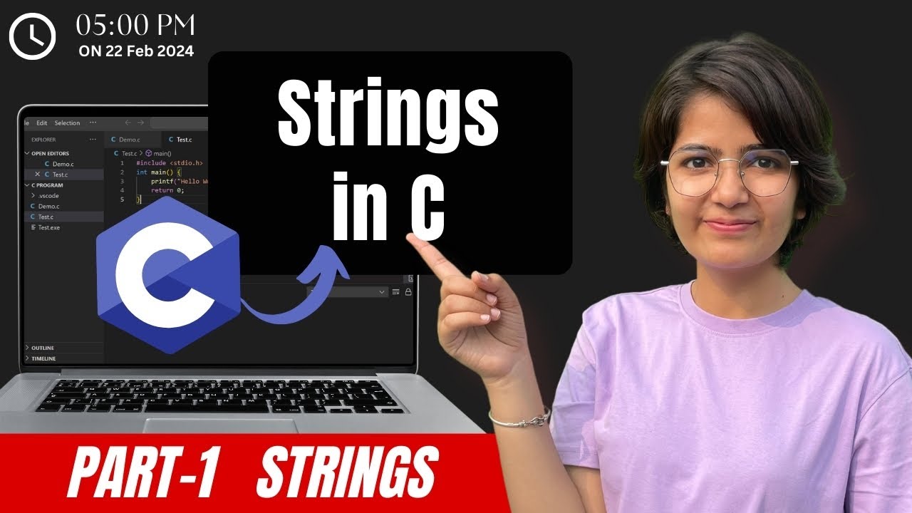 231 String In C Programming With Prishu Youtube 7170