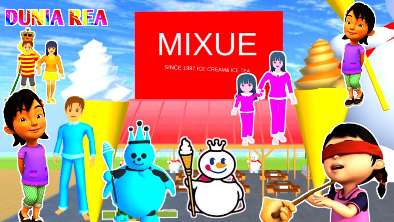 Yuta Mio Susanti dan Wednesday Ke Ice Cream Mixue, Yuta dan Mio Senang ...