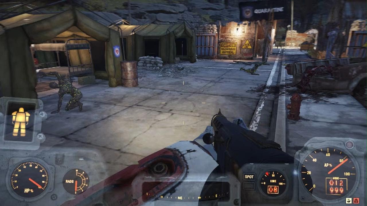Fallout 76 - I'll have my O2 sideways today - YouTube