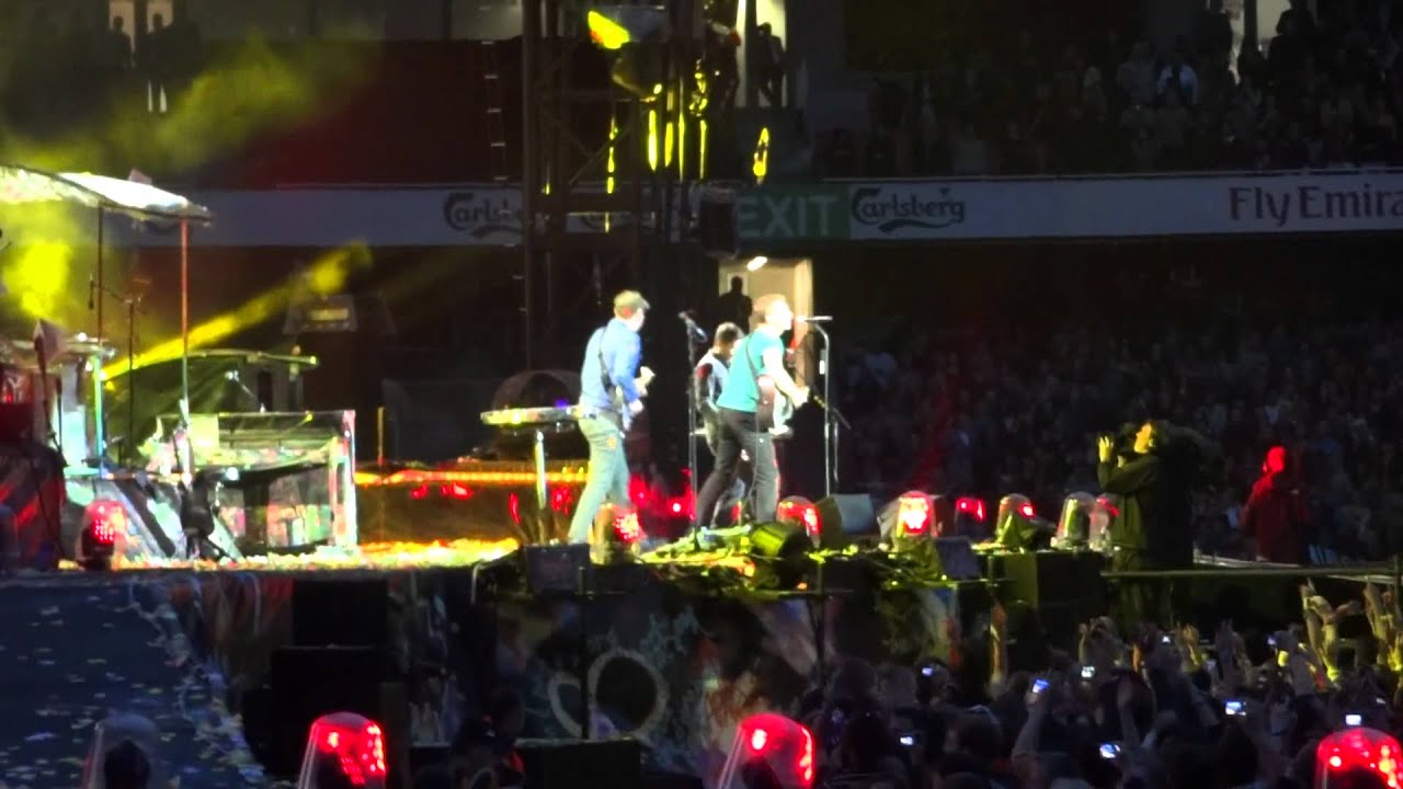 Coldplay - Yellow Live At Emirates Stadium London, 02 June 2012 (HD ...