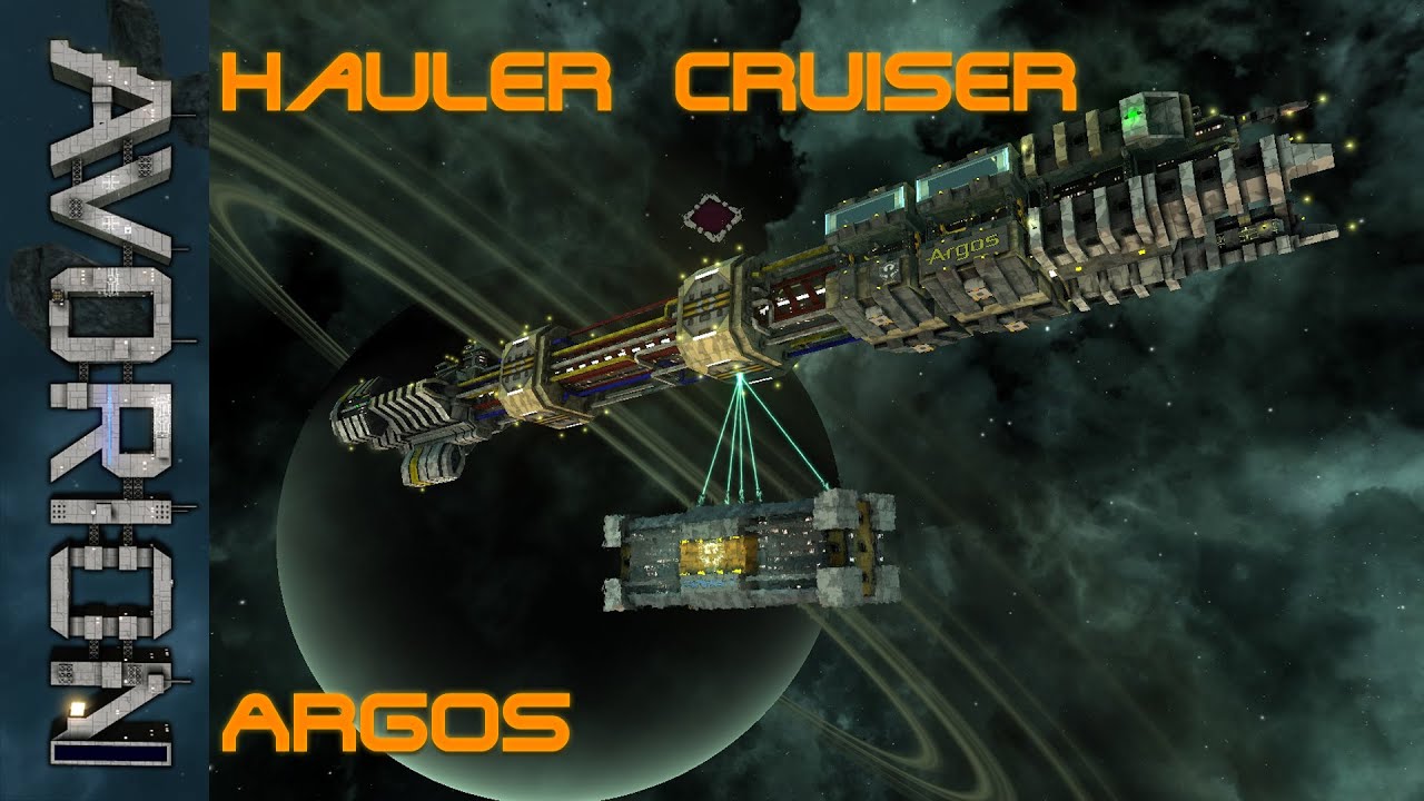Container Hauler Argos - Schiffsvorstellung - Avorion - YouTube