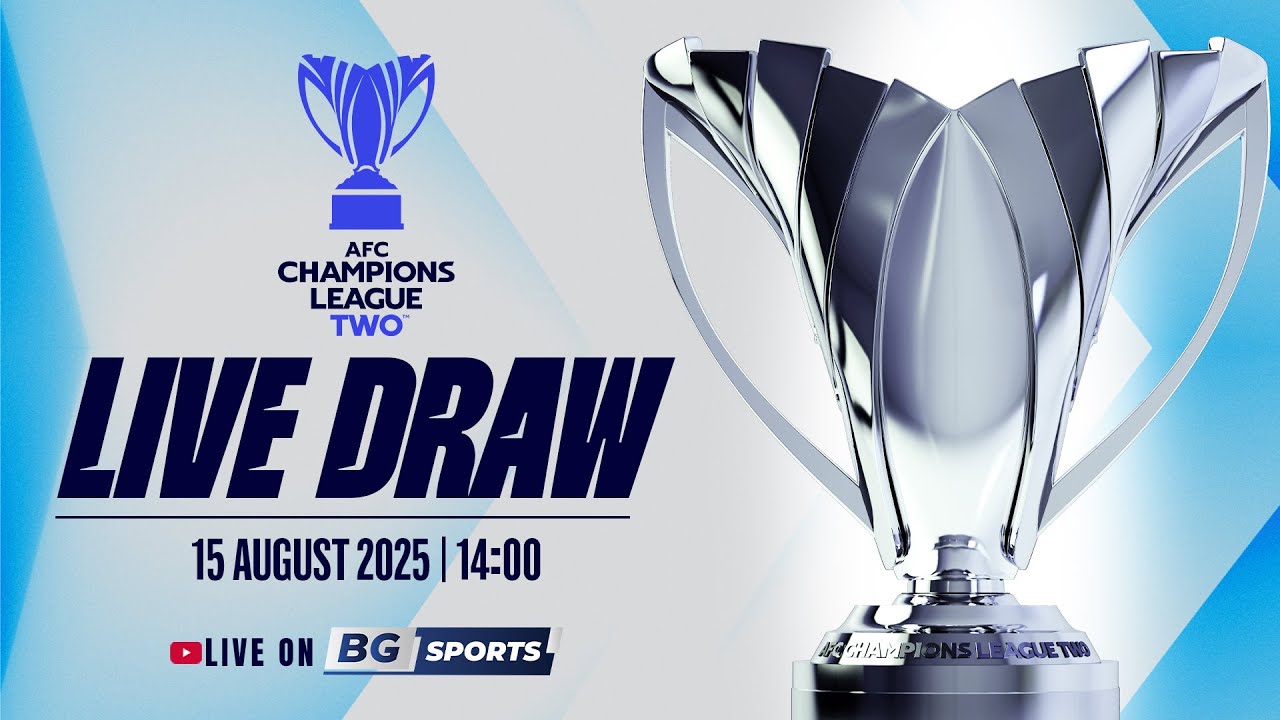 LIVE🔴 : Group Stage Draw | AFC Champions League Two™ 2025/26 - YouTube
