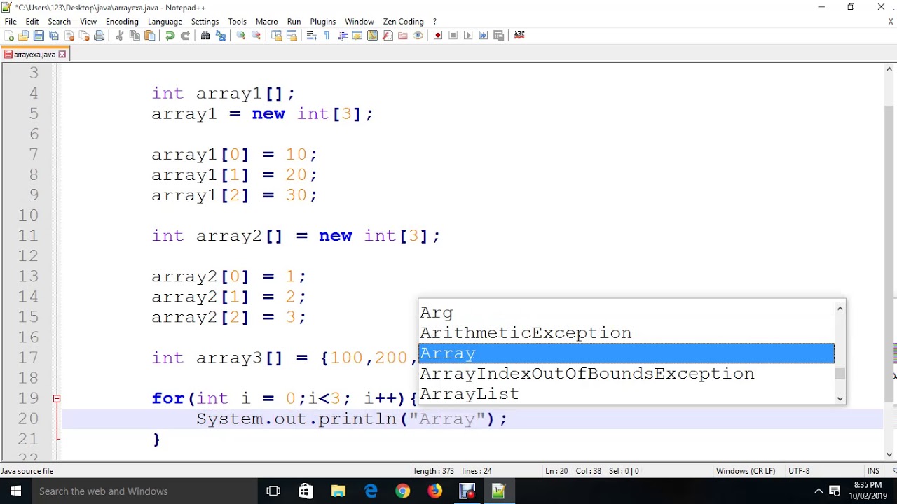 Array In Java Hindi 7 Youtube