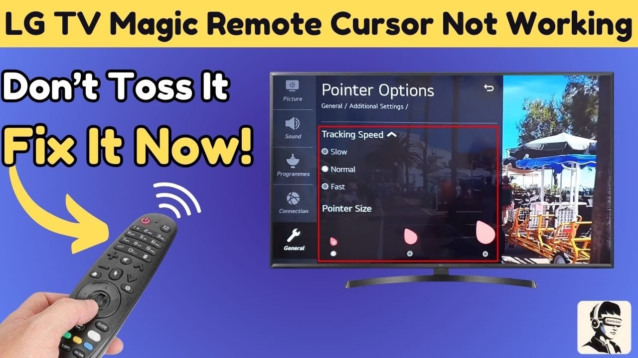 How to Get Your LG Magic Remote Pointer / Cursor Working Again! - YouTube