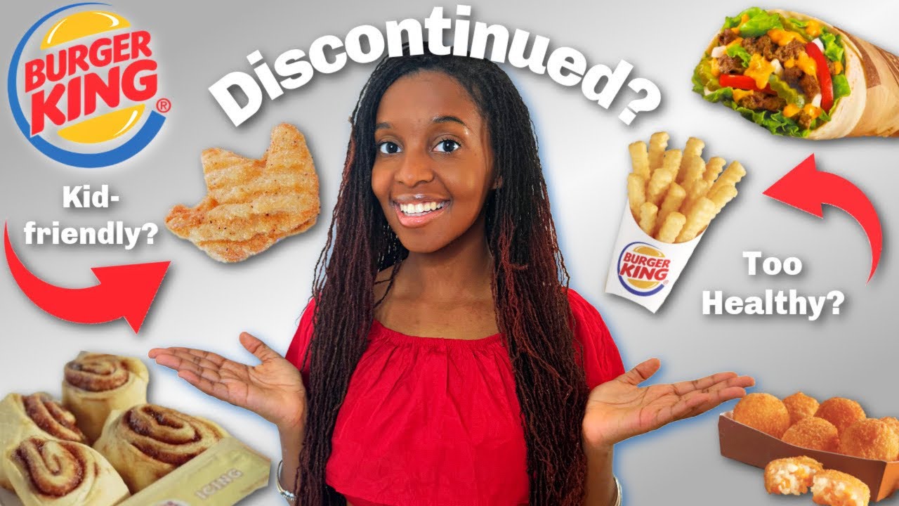 Reviewing DISCONTINUED Burger King Items - YouTube
