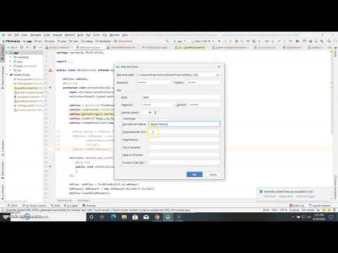 How to Create Signed APK file 2020 - YouTube