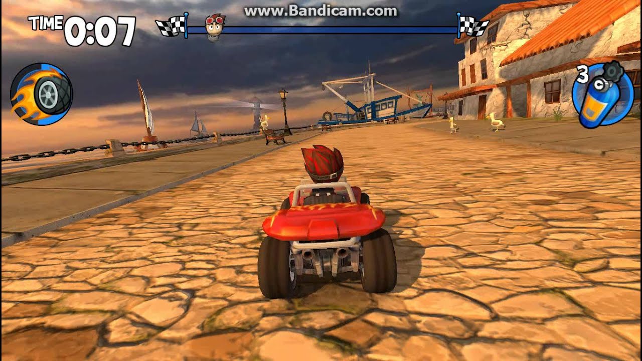 beach buggy racing jugando windows 10 - YouTube