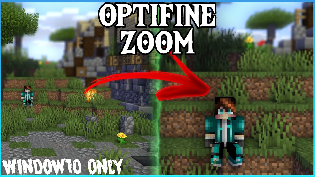 🔎MCBE Optifine Zoom for Windows 10 - YouTube