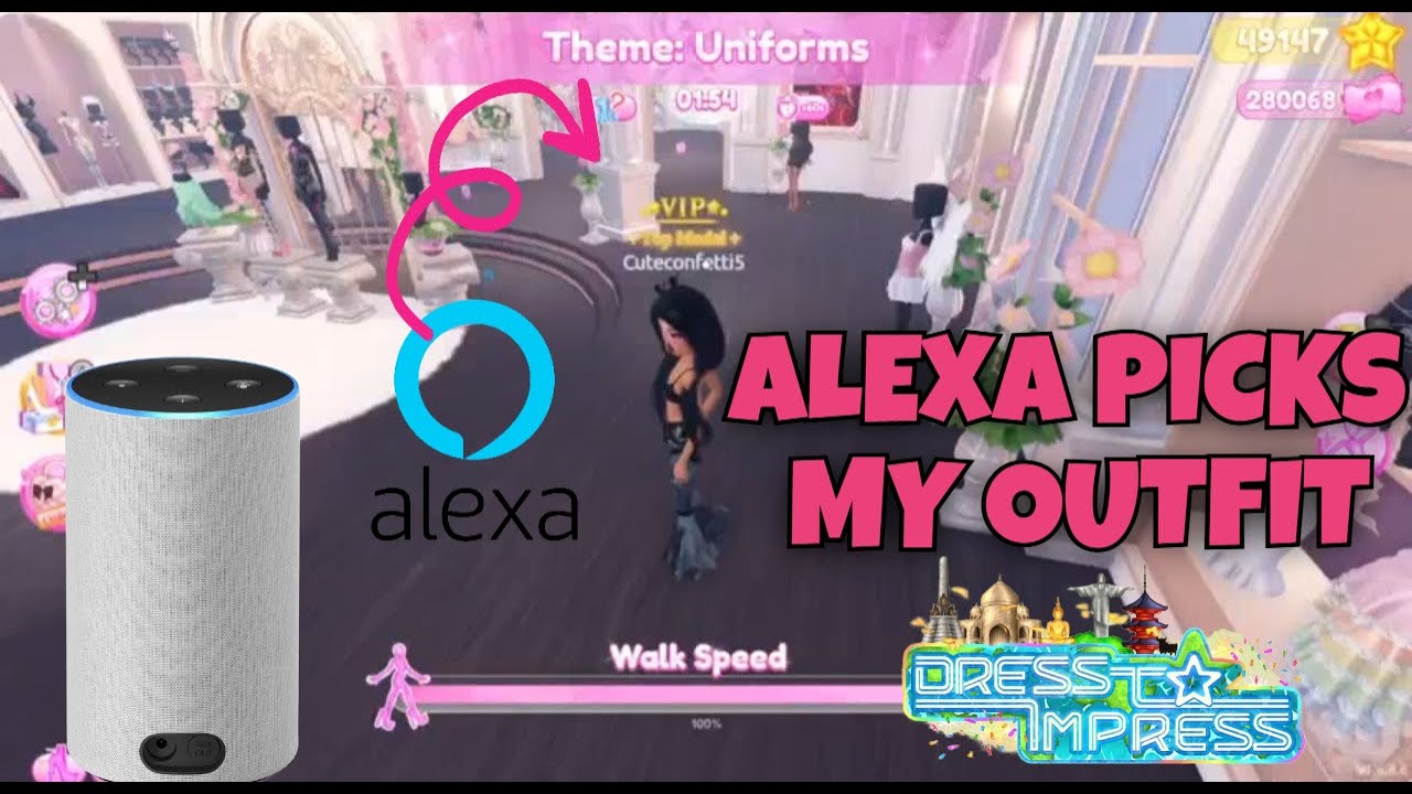 ALEXA MAKES MY OUTFITS IN DRESS TO IMPRESS #dti #dtiroblox # ...