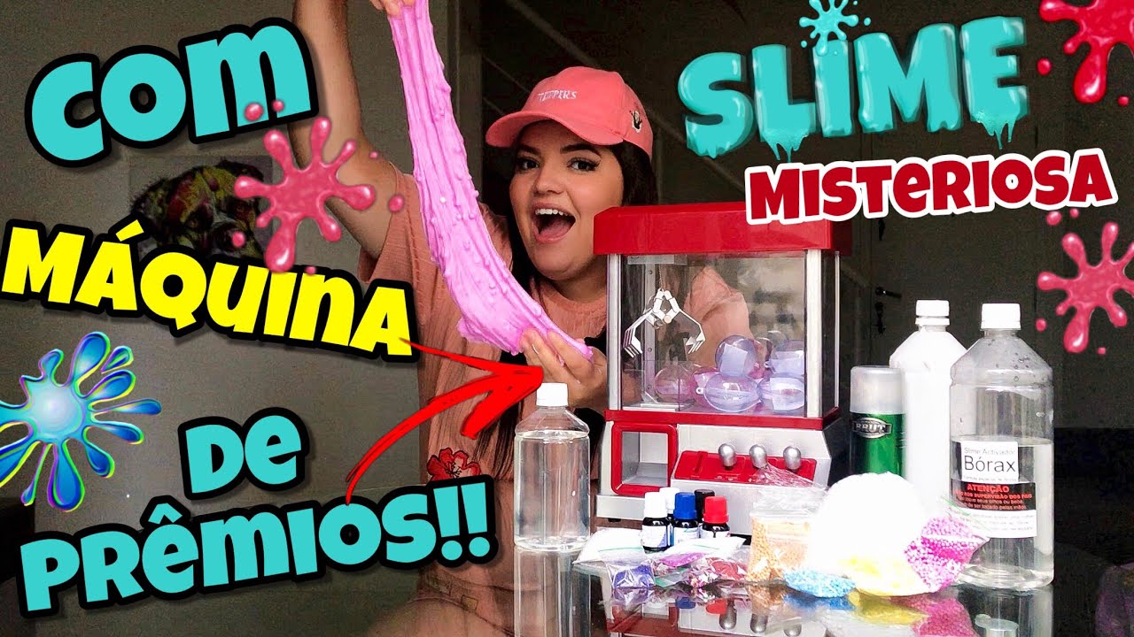 DESAFIO DA MÁQUINA DE PEGAR PRÊMIOS DE SLIME!!! (THE CLAW MACHINE ...