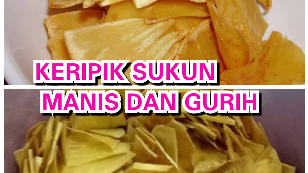 Cara membuat kripik sukun manis dan gurih - YouTube