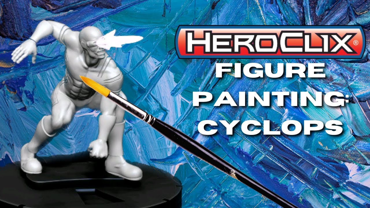 Heroclix Figure Painting: Cyclops - YouTube