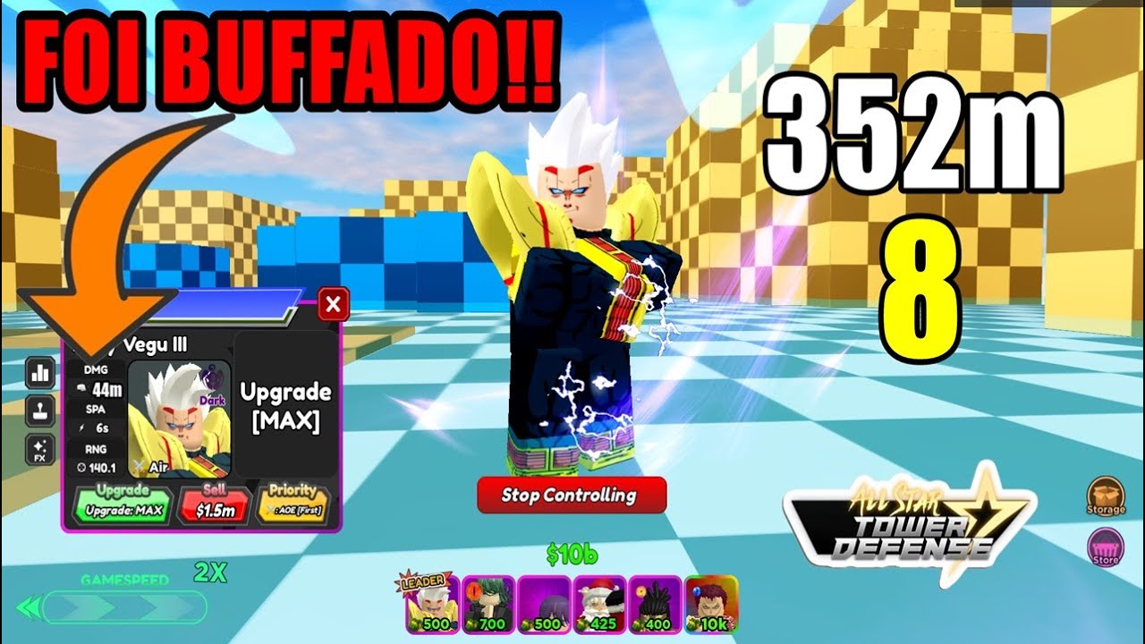 BUFFADO BABY VEGU lll 6 Star All Star Tower Defense Roblox! - YouTube