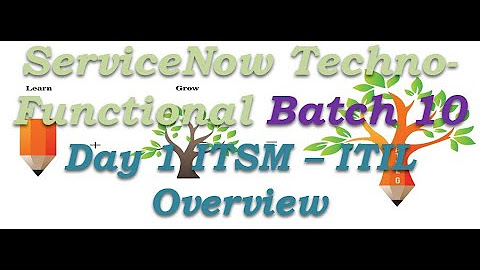 Batch 10 | ServiceNow Techno Functional Training - YouTube