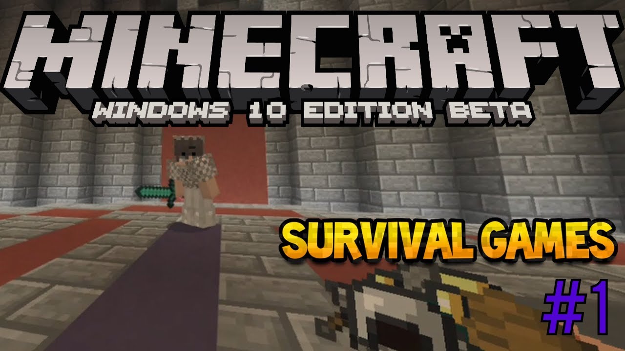 ON A RAMPAGE! - Minecraft Windows 10 Edition - Survival Games - #1 ...