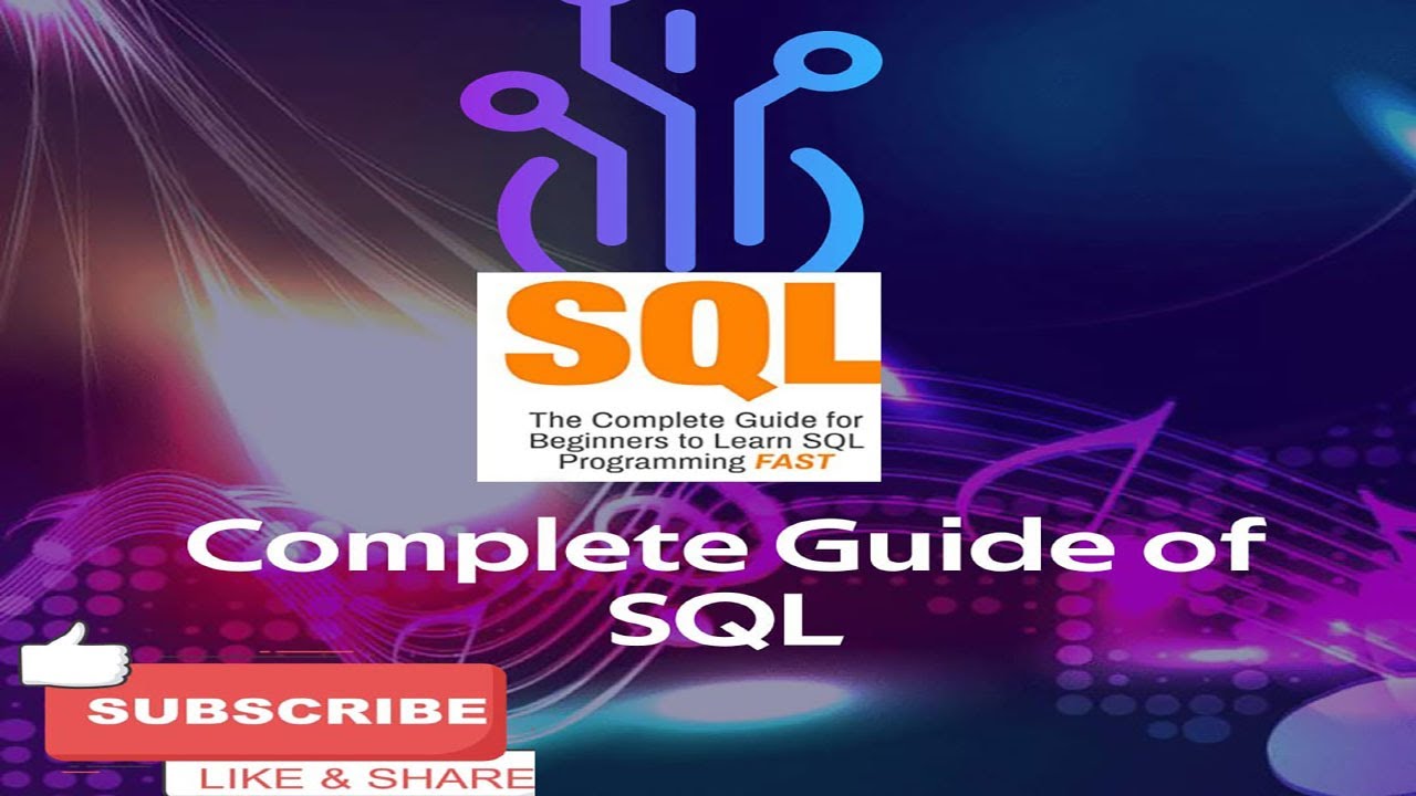 SQL Tutorial for beginners - YouTube