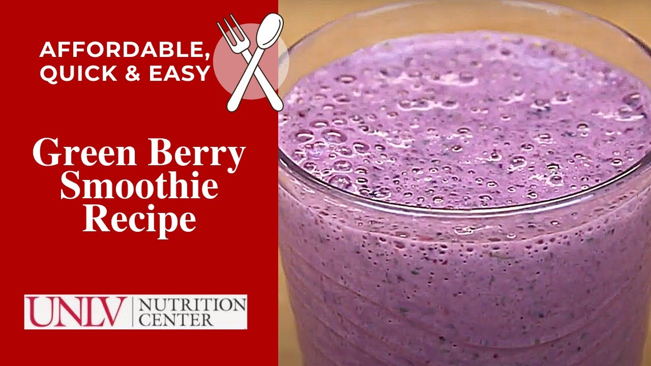 RECIPE: Green Berry Smoothie 🍓 - YouTube