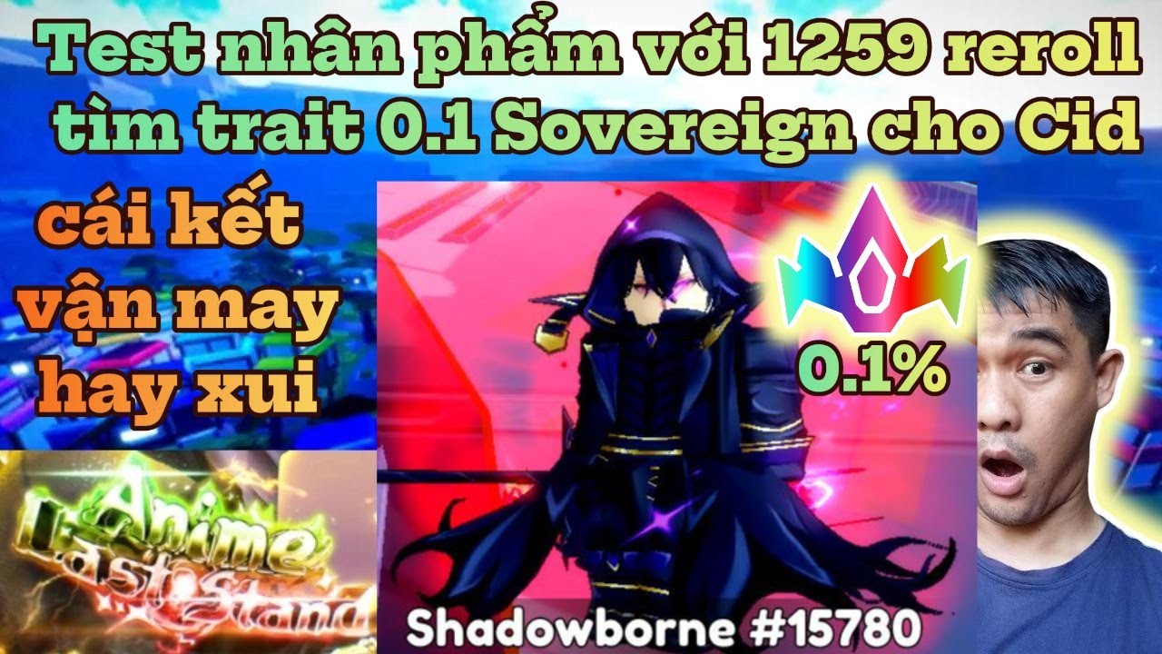 Noob to pro Anime Rangers X - Test nhân phẩm với 1259 reroll tìm trait ...