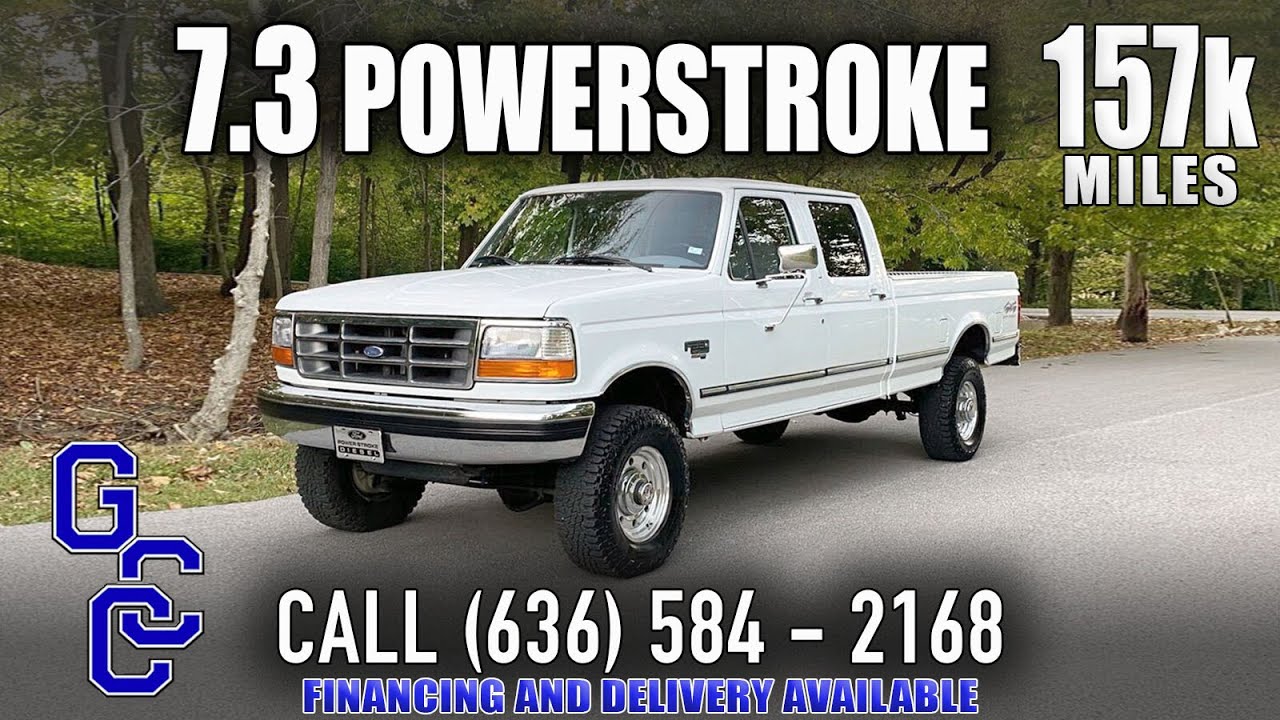 OBS 7.3 Powerstroke Start Up and Test Drive: 1995 Ford F-350 4x4 With ...