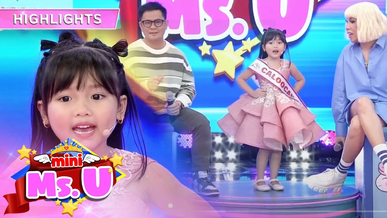 Mini Miss U Zyra showcases her talent | It's Showtime Mini Miss U - YouTube