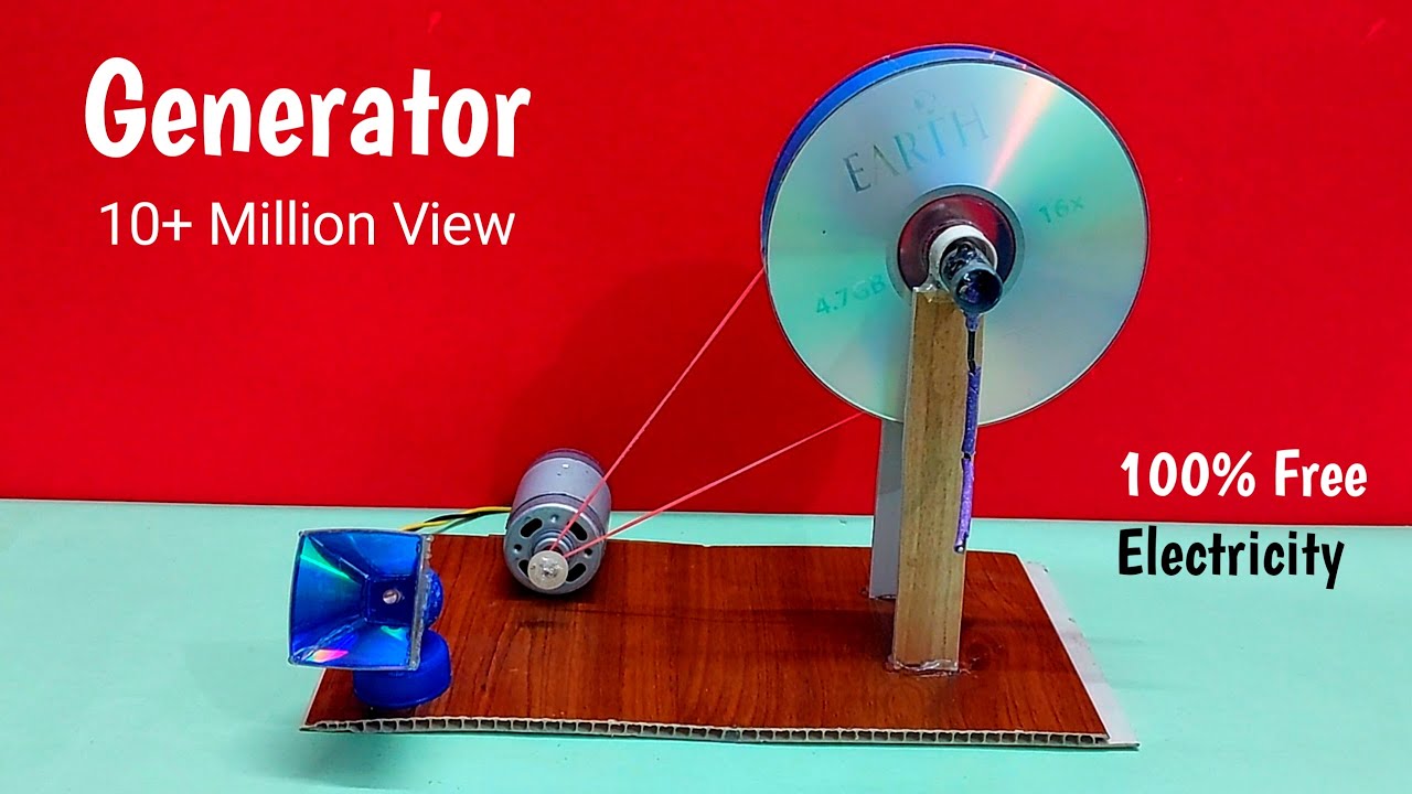 How To Make A Generator At Home Easy 100 Free Electricity Working how-to-make-a-generator-at-home-easy-100-free-electricity-working