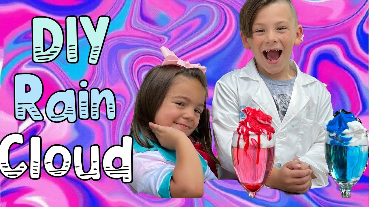 Shaving Cream Rain Clouds 🌧 DIY Kids Science Experiments - YouTube