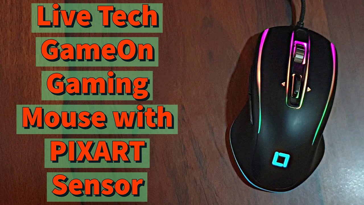 LIVE TECH GAMEON GAMING MOUSE WITH PIXART SENSOR | BUDGET GAMING MOUSE ...