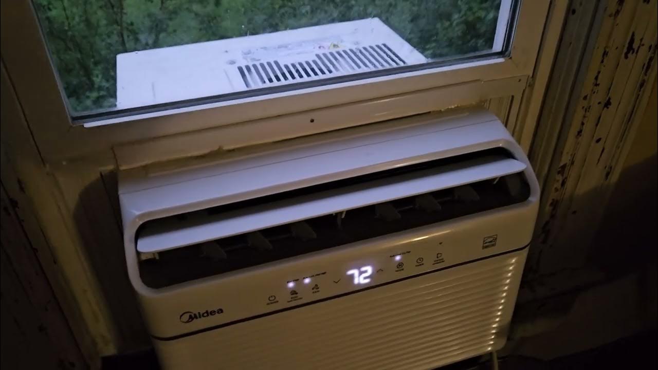 2024 Midea 12,000btu inverter window air conditioner MAW12V1YWT-S - YouTube
