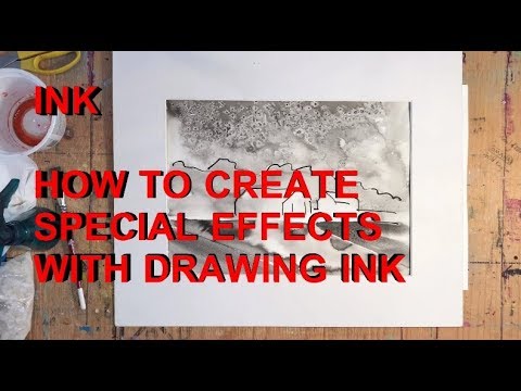 Ink; How To Create Special Effects With Drawing Ink - YouTube
