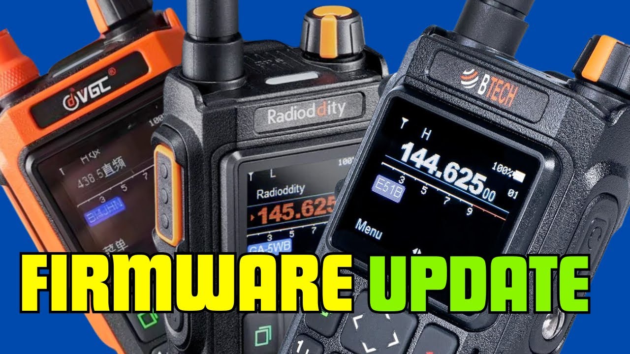Firmware Update: Vero VR-N76, Radioddity GA-5WB, Btech UV-Pro - YouTube