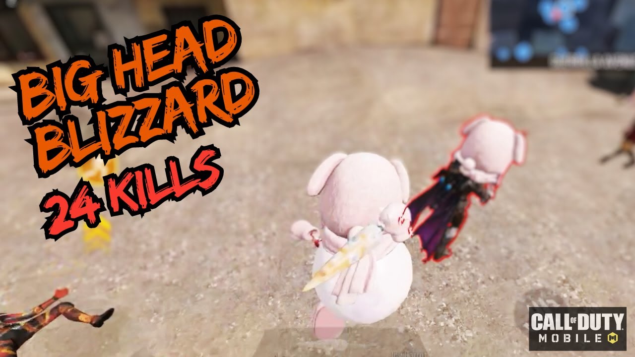 BIG HEAD BLIZZARD GAMEPLAY | CALL OF DUTY MOBILE | CODM - YouTube