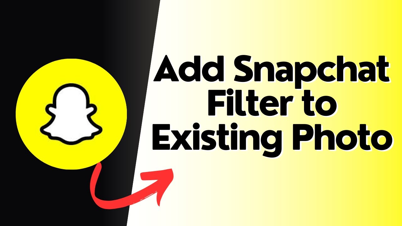 How to Add Snapchat Filter to Existing Photo - YouTube