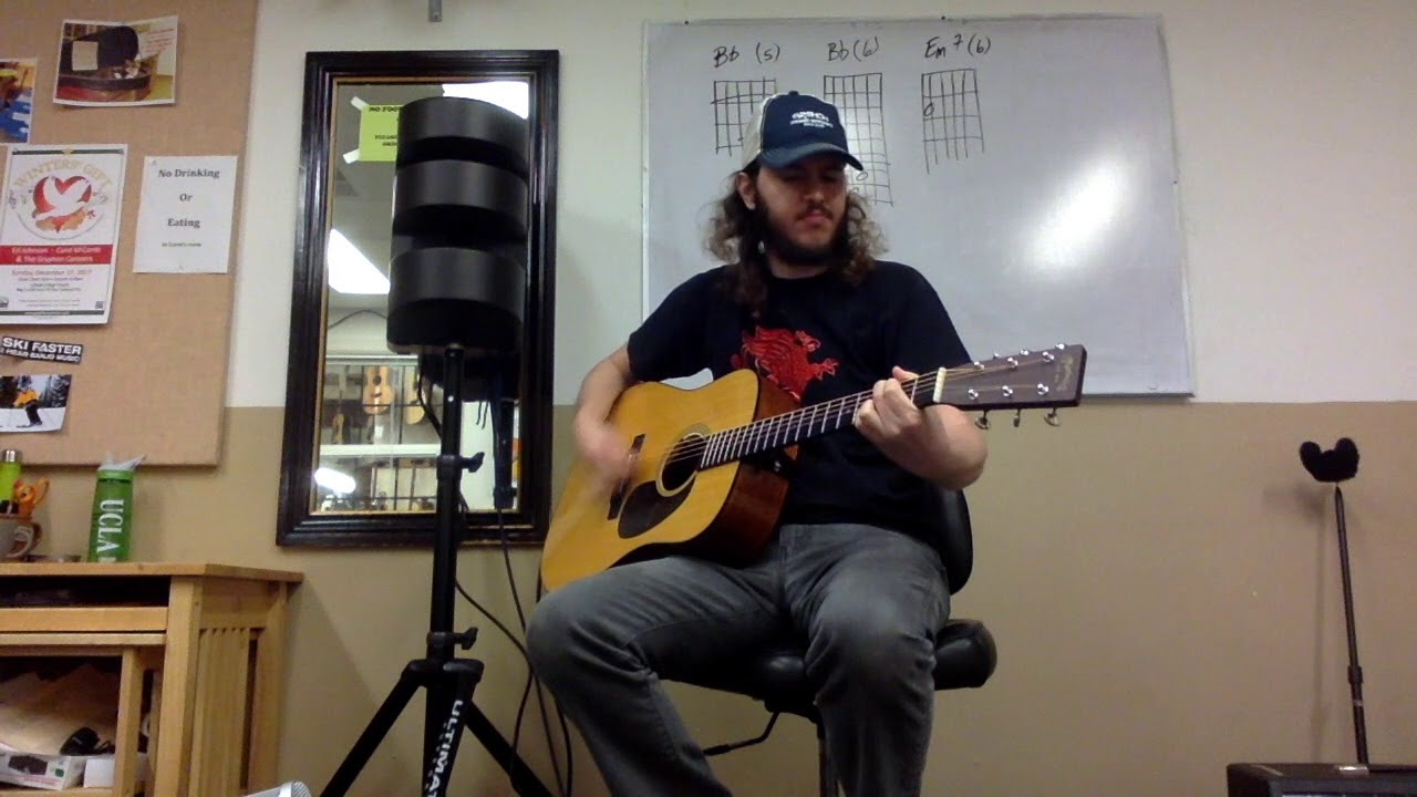 Alex demos the new LR Baggs Synapse Personal PA system - YouTube