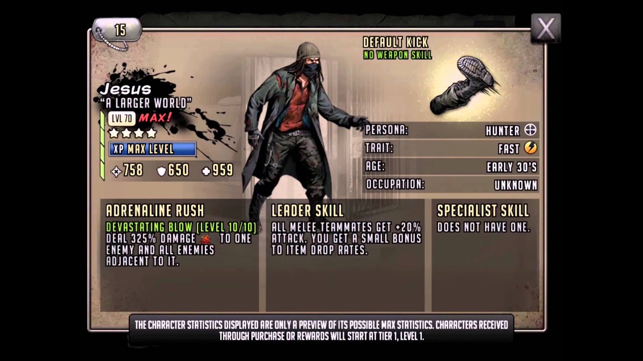 Walking Dead : Road to Survival - EPIC 5 STAR KENNY PACK OPENING - YouTube