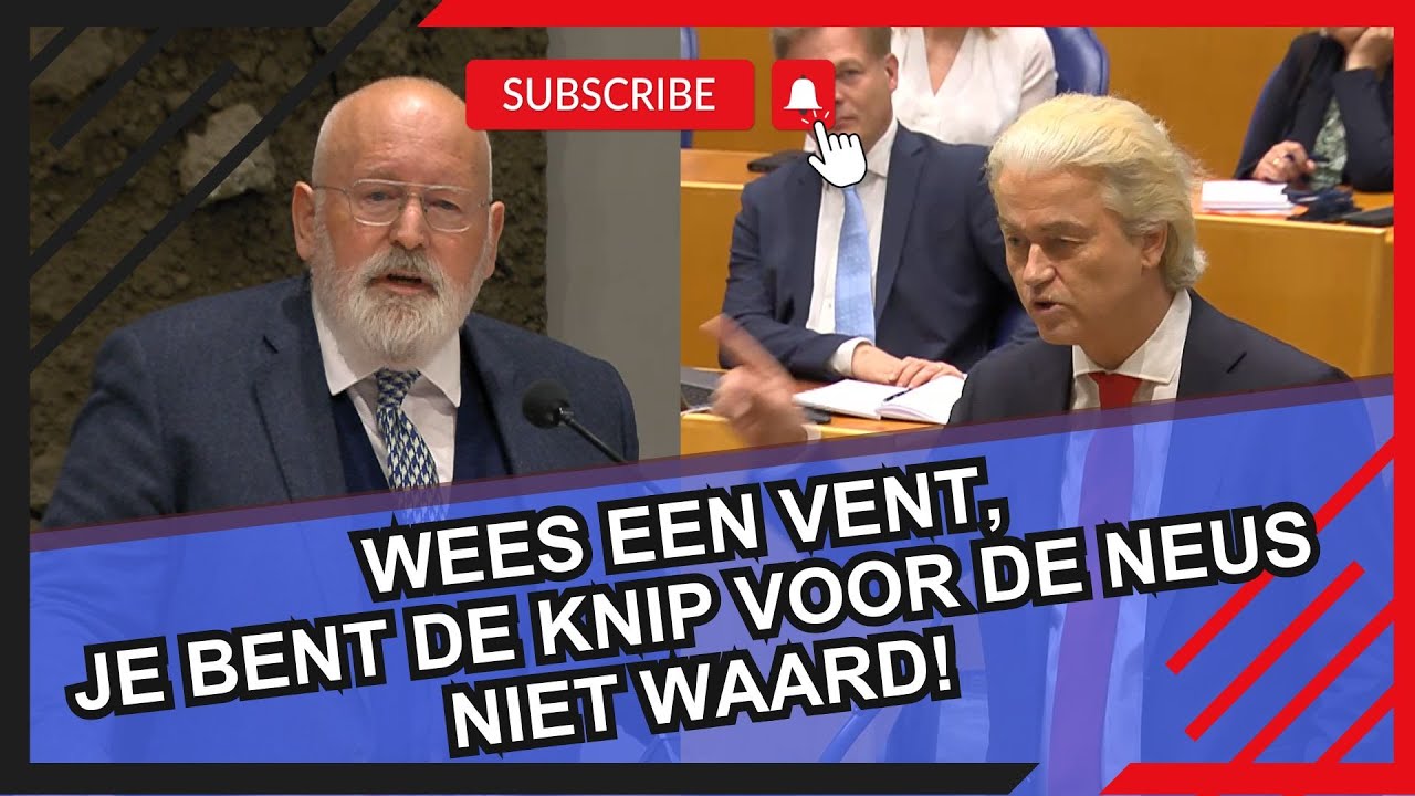 Geert WIlders woest op Timmermans:"Wij zijn de grootste vriend van ...