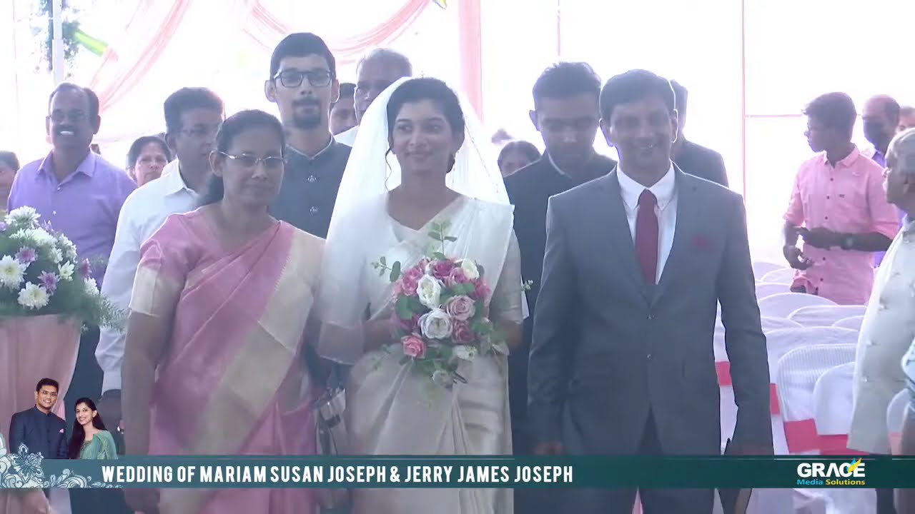 Wedding Ceremony of Mariam Susan Joseph & Jerry James Joseph | 10th ...