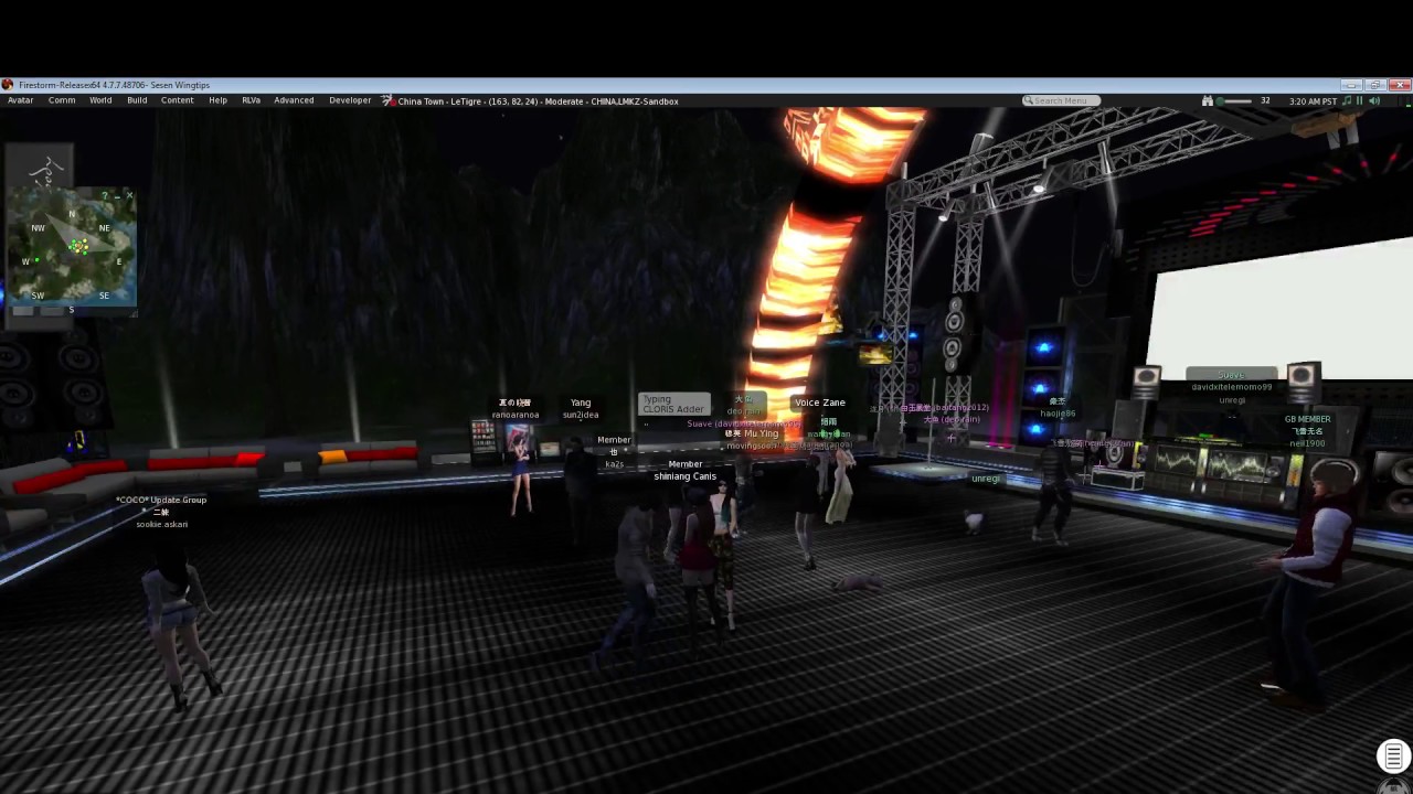 Second Life - New Year Party at LMKZ 2017 - YouTube