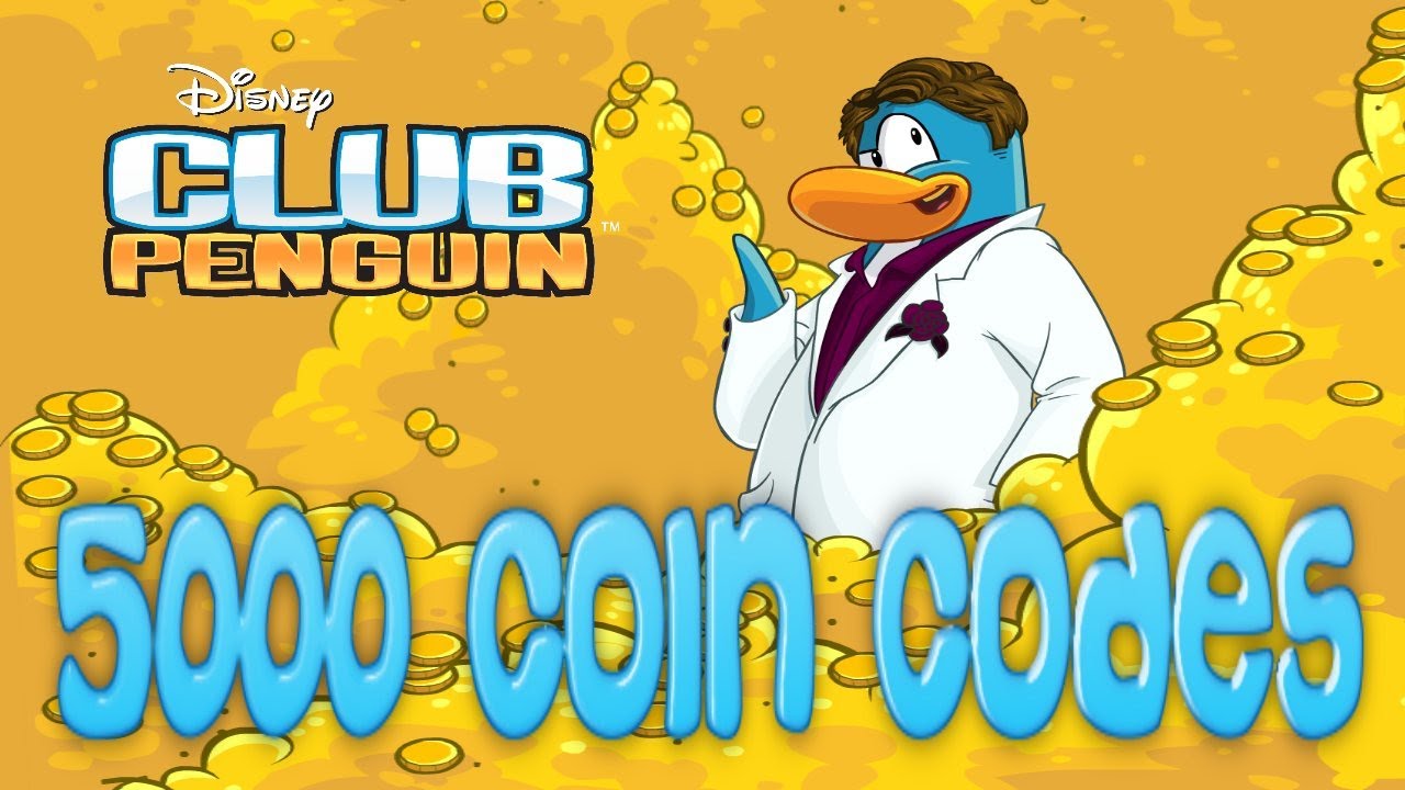 Club Penguin 5000 coin code-March 8th - YouTube