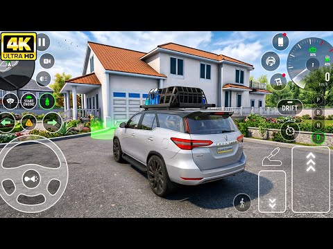 Toyota Fortuner Road Trip Adventure | Car Parking Driving School Gameplay | 4K