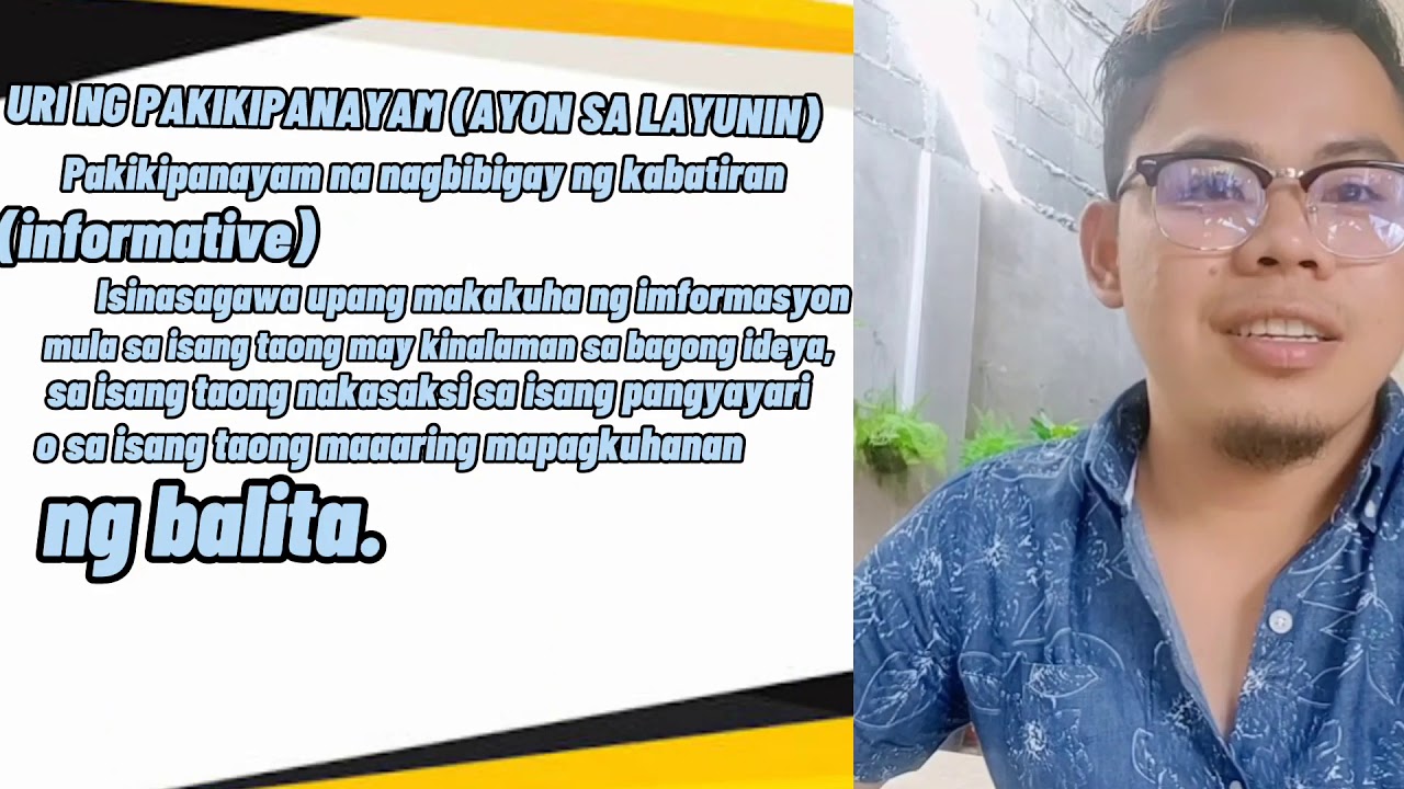 PAKIKIPANAYAM (Interview) - YouTube