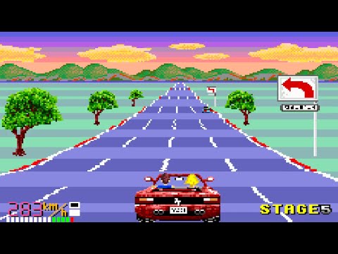 OutRun - Full Playthrough on TurboGrafx-16 / PC Engine - YouTube