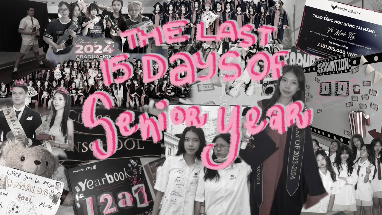 high school diary | the last 15 days of senior year - YouTube