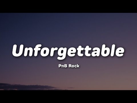 Unforgettable (Freestyle) - PnB Rock (MMsub) - YouTube