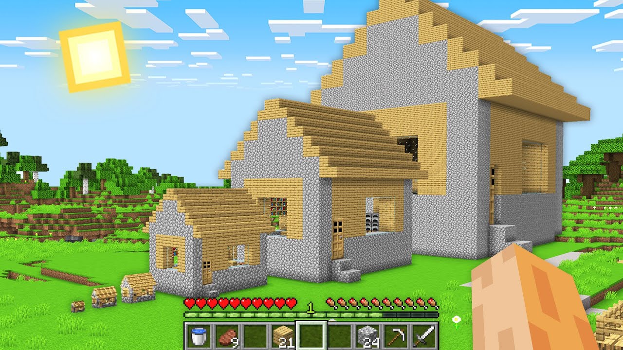 This is ALL SIZE VILLAGER HOUSE in Minecraft !!! Giant Village ...